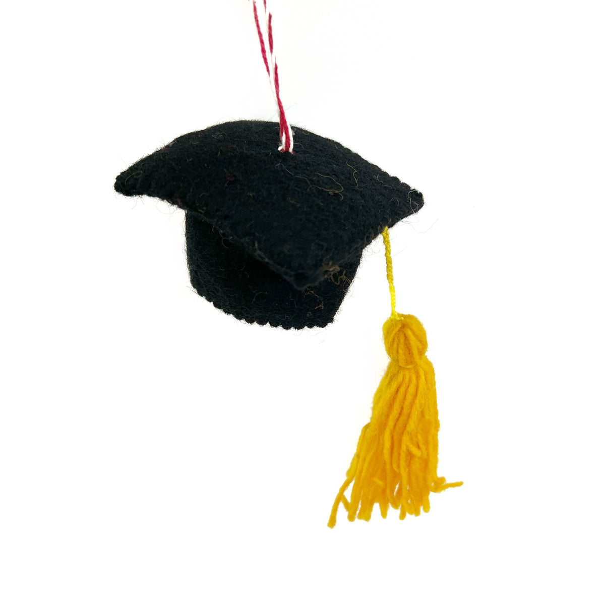Graduation Cap Felt Wool Christmas Ornament – Clean Slate Goods